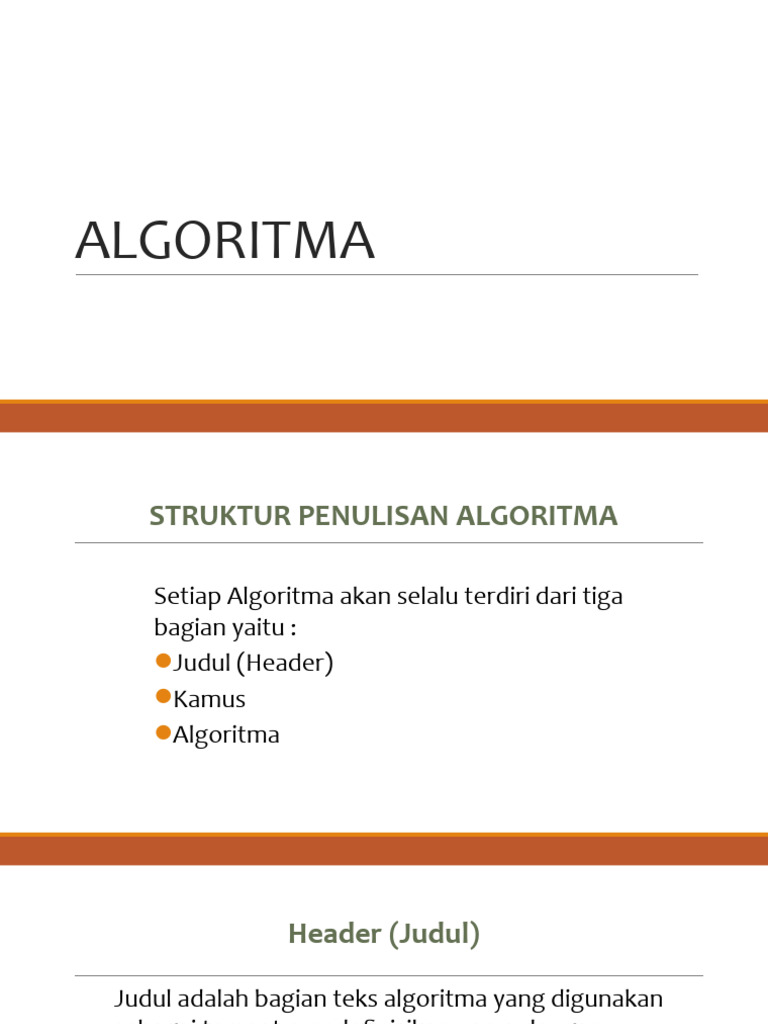 2 Struktur Algoritma | PDF | Komputer