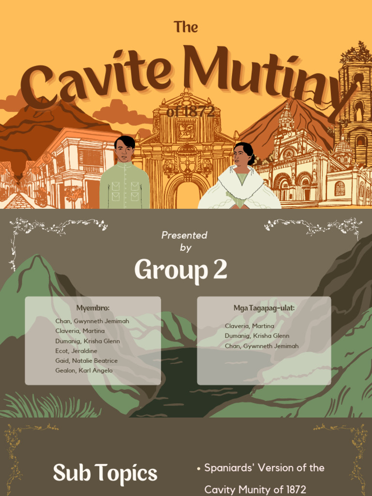 The Cavite Mutiny of 1872 | PDF | Conflicts | Spanish Empire