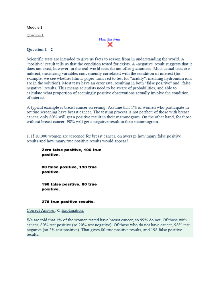 Practice Module 1 | PDF