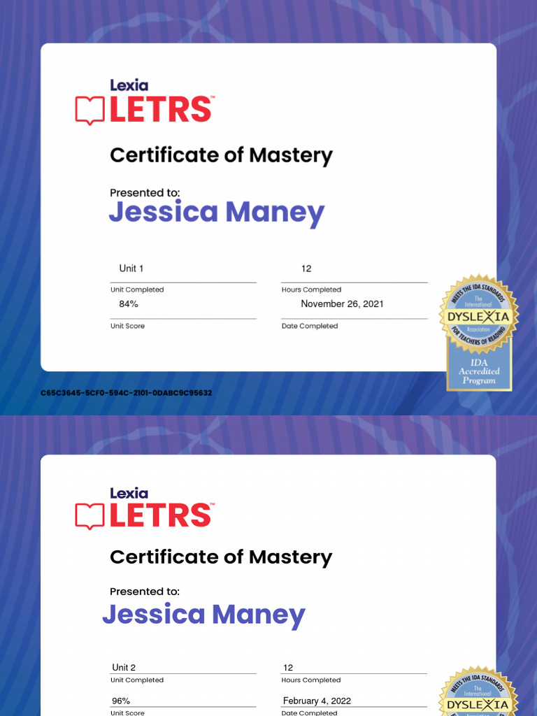 Letrs | PDF