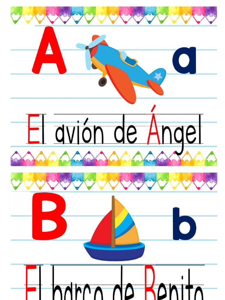 Abecedario de Oraciones | PDF