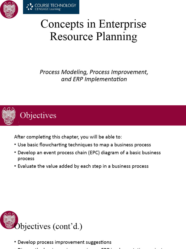 11 Process Modeling, Process Improvement, and ERP Implementation | PDF
