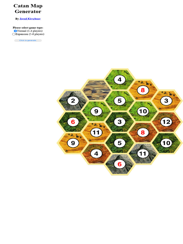 Catan Randomizer | PDF