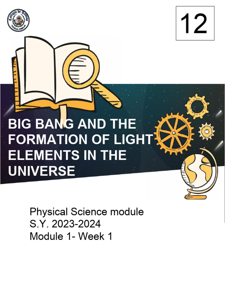 1 Learning Module Physical Science | PDF | Nuclear Fusion | Atomic Nucleus