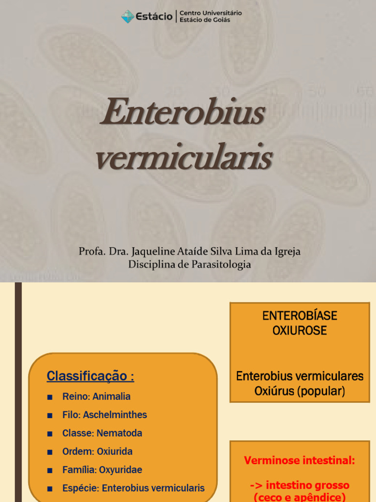 Aula Enterobius Vermicularis | PDF