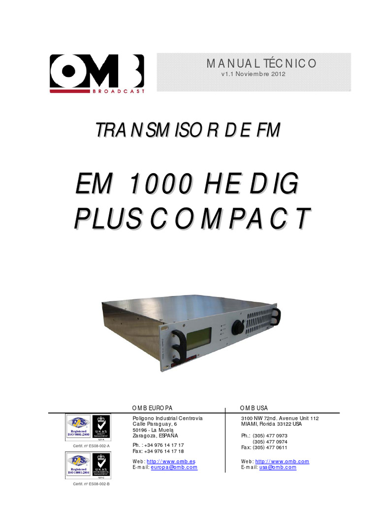 Em 1000 Dig Plus Compact - 1v1 - Esp - 2ru@1211 | PDF | Reanimación ...
