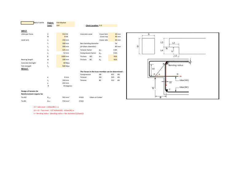 Corbel Design | PDF | Building Engineering | Solid Mechanics