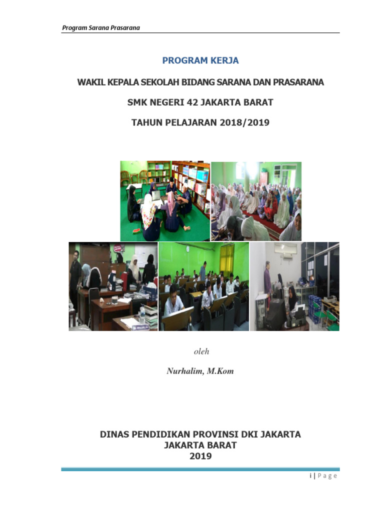 Program Sarpras HALIM 5 | PDF
