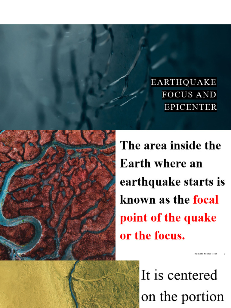 Earthquake Focus and Epicenter | PDF | Earthquakes | Disasters