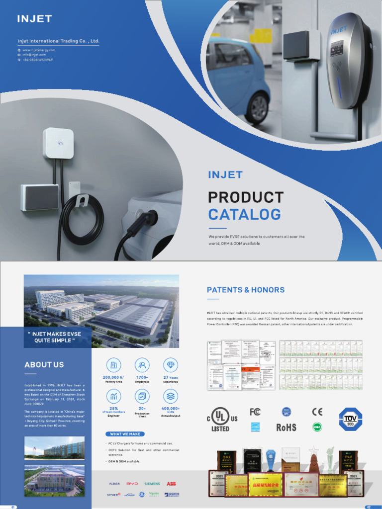 2023 INJET EV Charger Catalog-New 1 | PDF