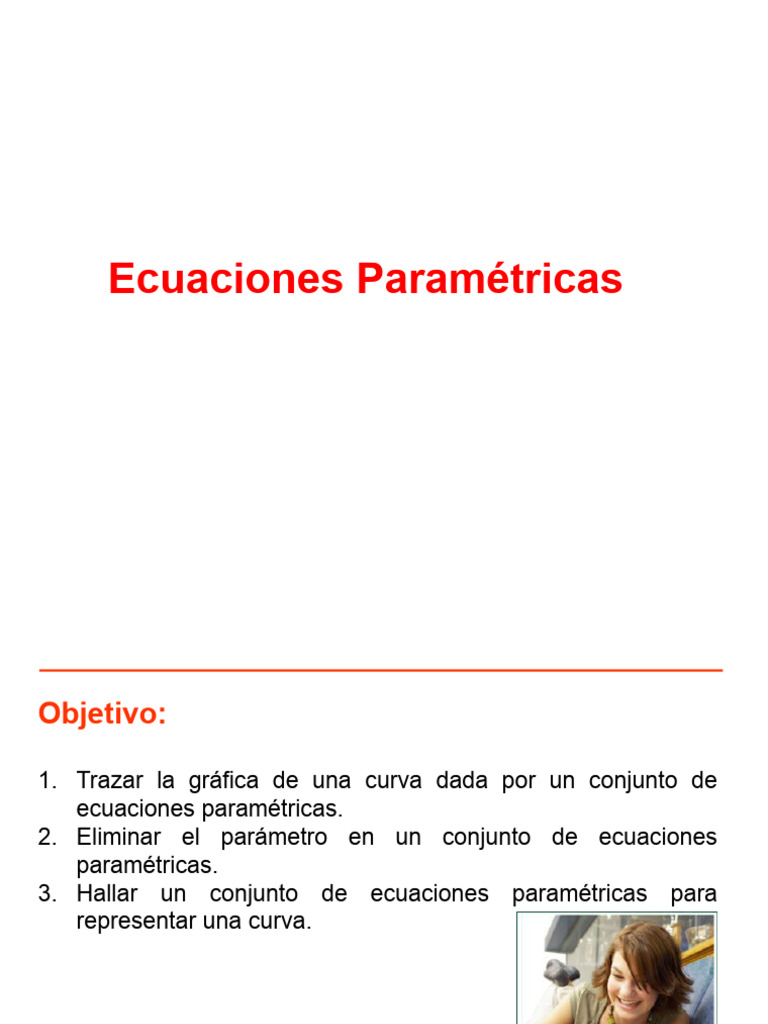 Ecuaciones Parametricas | PDF | Ecuaciones | Curva