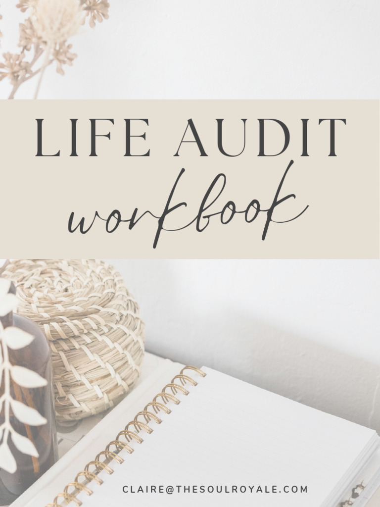 Life Audit Workbook | PDF | Goal | Mindset