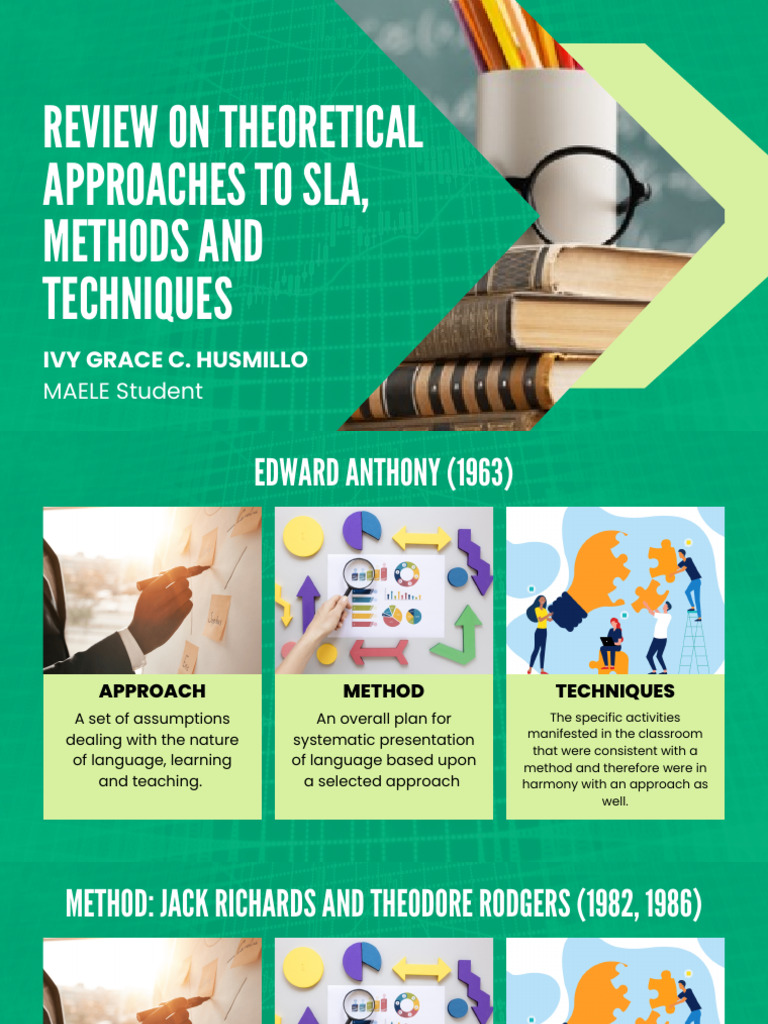 SLA - Approaches, Methods, Techniques | PDF | Second Language | Learning SLA - Approaches, Methods, Techniques | PDF | Second Language | Learning