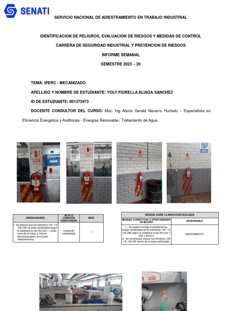 Informe de Taller Metalmecanica | PDF | Sector secundario de la economía | Materiales