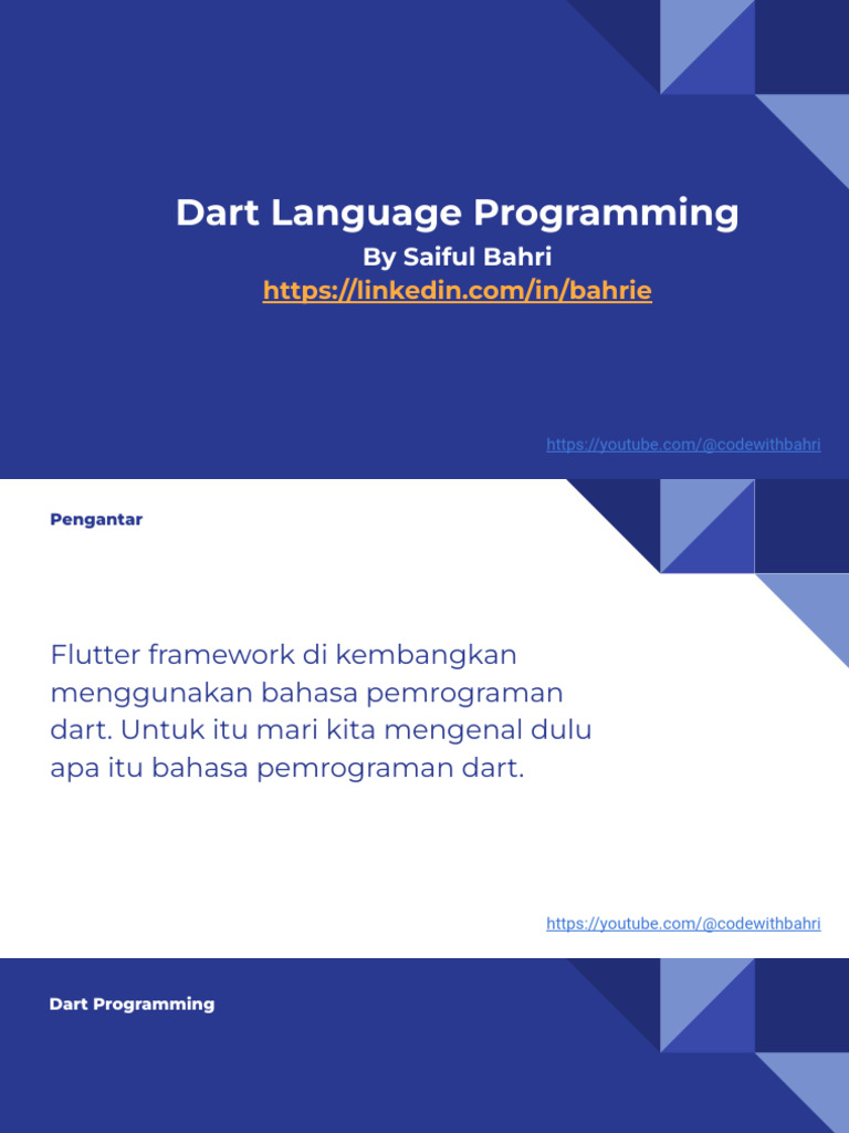 FIC - Dart Language Programming | PDF