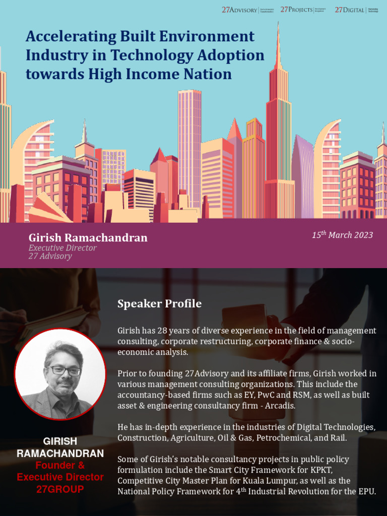Speaker 5 - Mr. Girish M Ramachandran-1 | PDF | Building Information ...