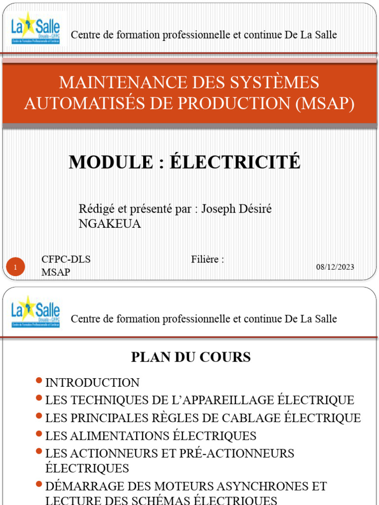 Elect Msap | PDF | Installation électrique | Énergie électrique