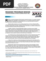 Aral Accomplishment | PDF | Reading Comprehension | Learning