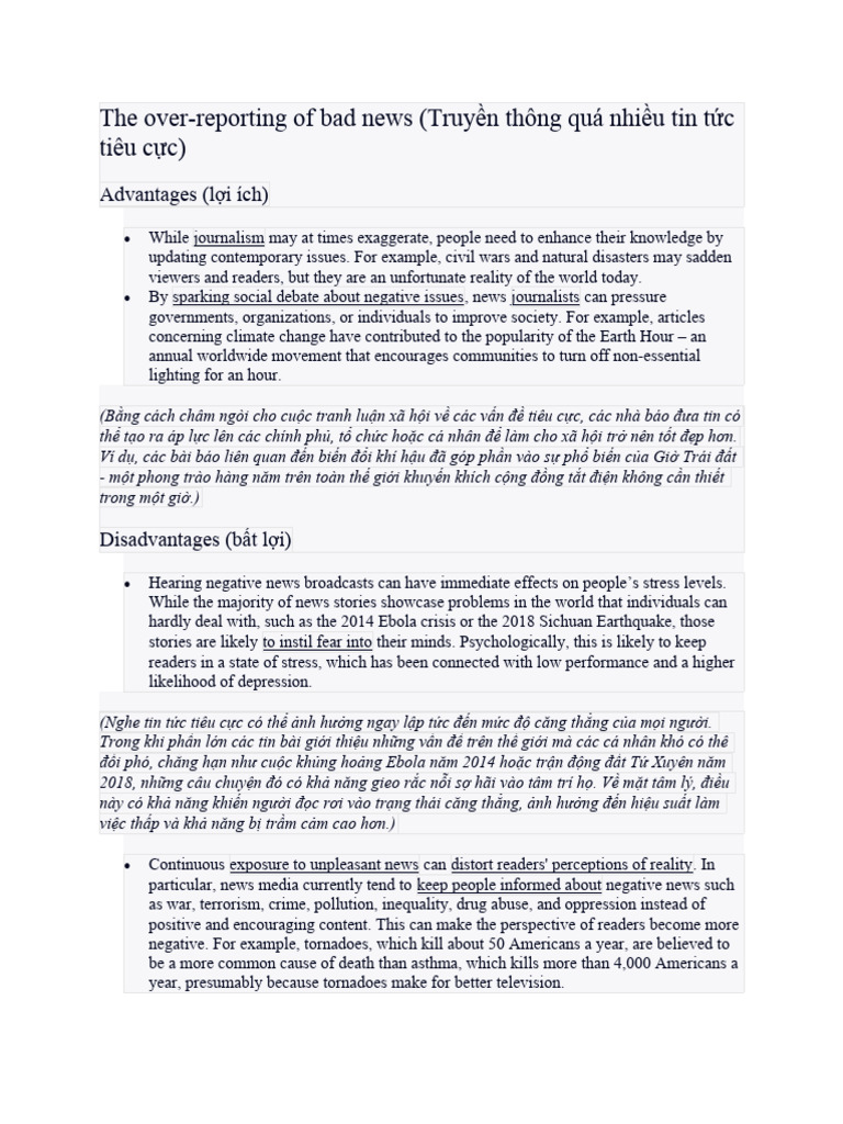 The Over-Reported News | PDF