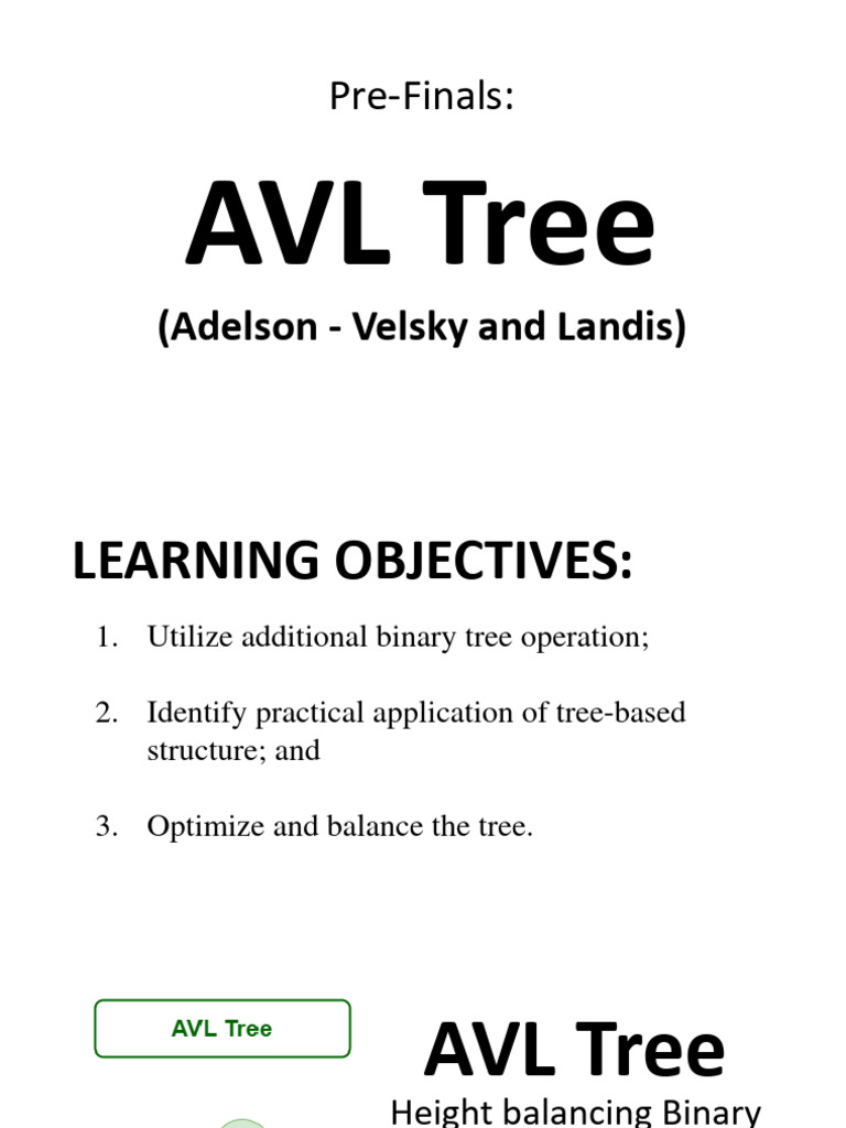 Data Structures and Algorithms - Avl Tree and Max Heap | PDF | Theoretical Computer Science ...