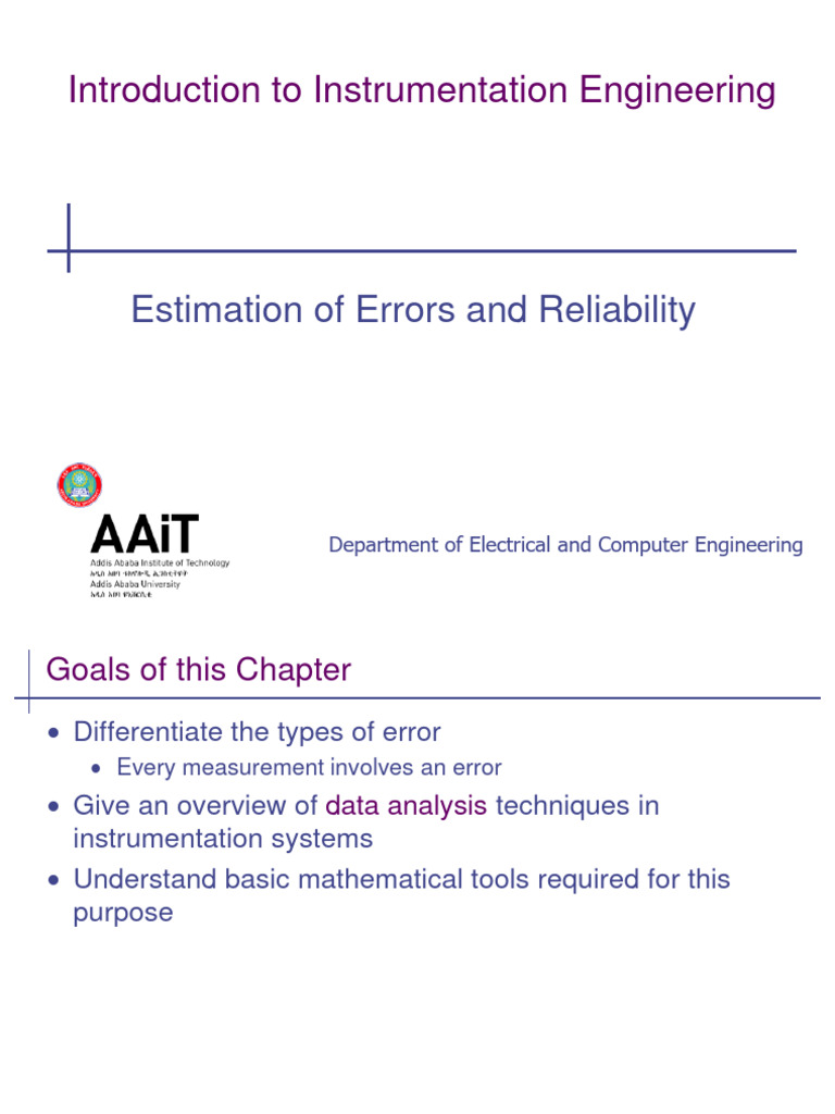 Instrumentation Error Analysis | PDF | Normal Distribution | Standard Deviation