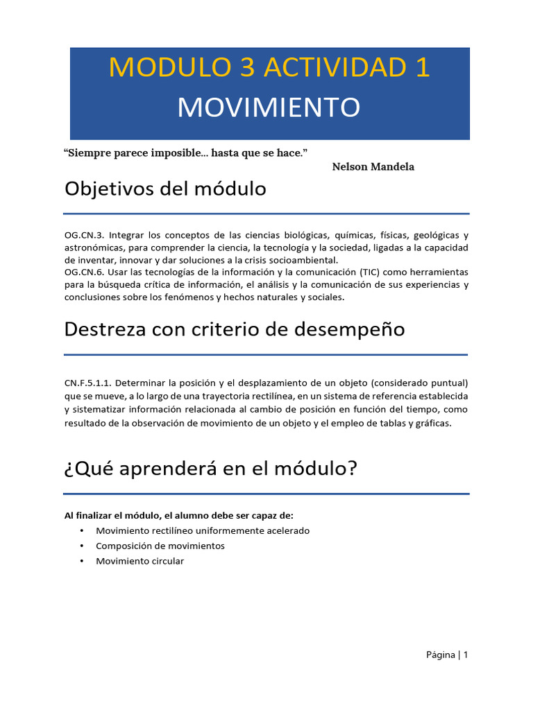 Modu 3 Act 1 | PDF