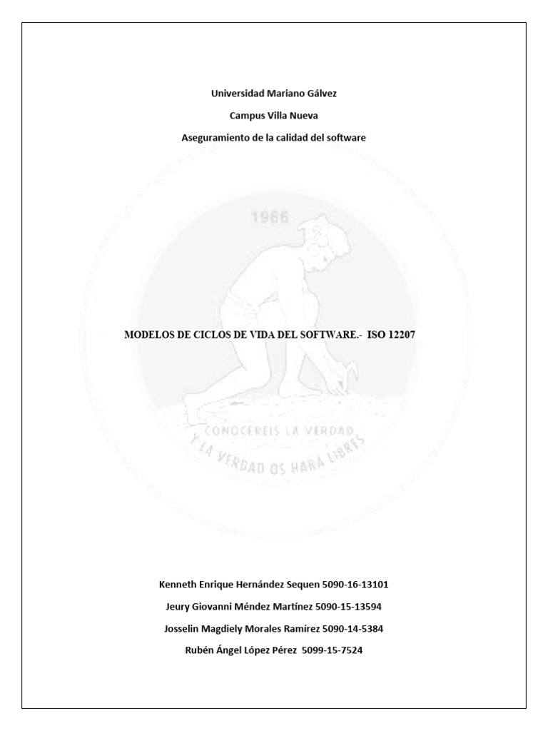 Isoiec 12207 Ciclo de Vida Del Software | PDF | Software | Ingeniería ...