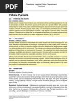 Vehicle Pursuit Reporting Guidelines | PDF | California Highway Patrol ...