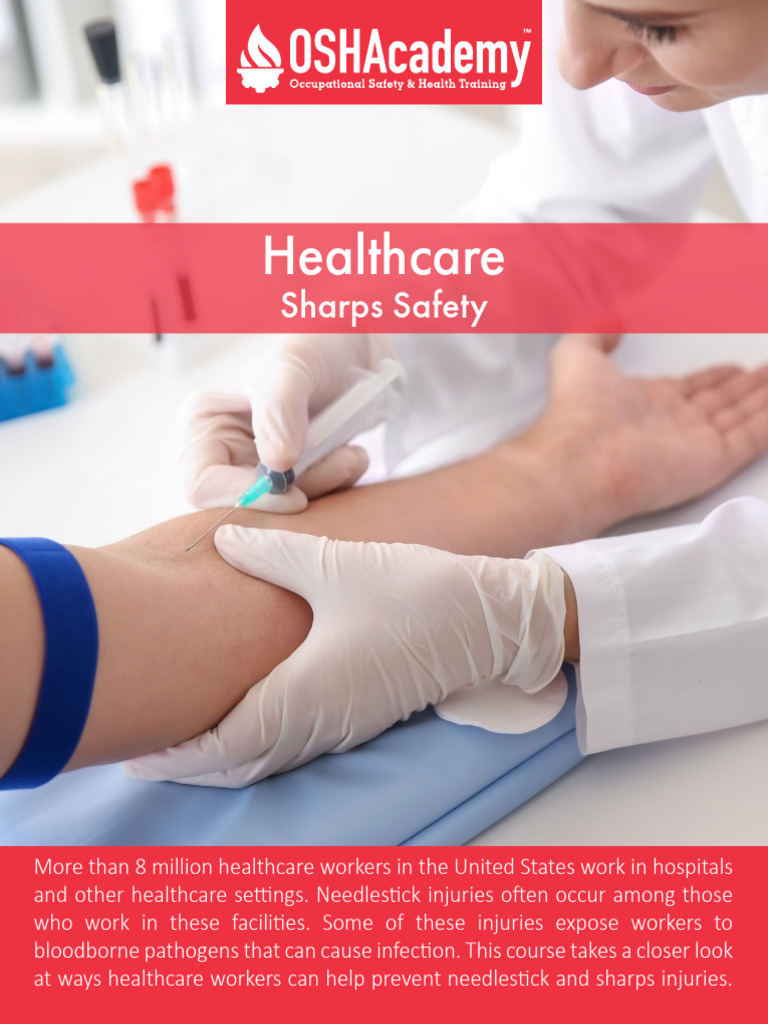 Healthcare Sharps Safety | PDF | Occupational Safety And Health ...