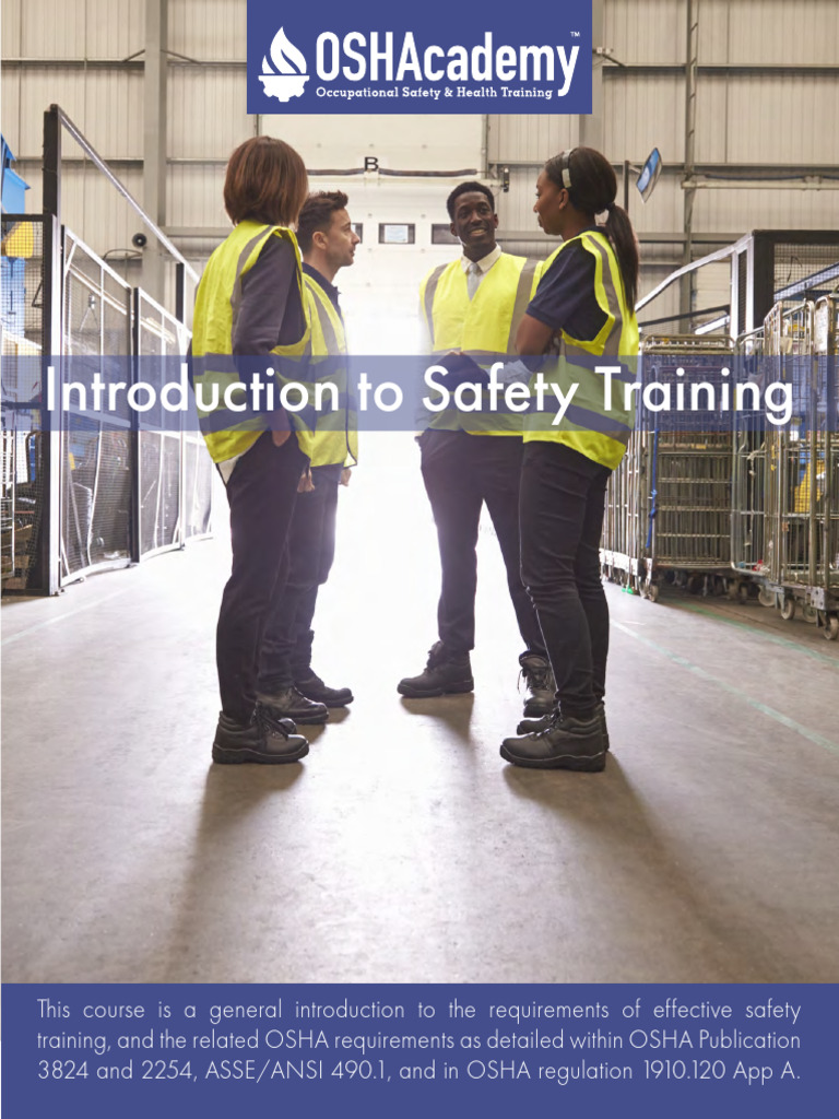 Introduction To Safety Training | PDF | Occupational Safety And Health ...