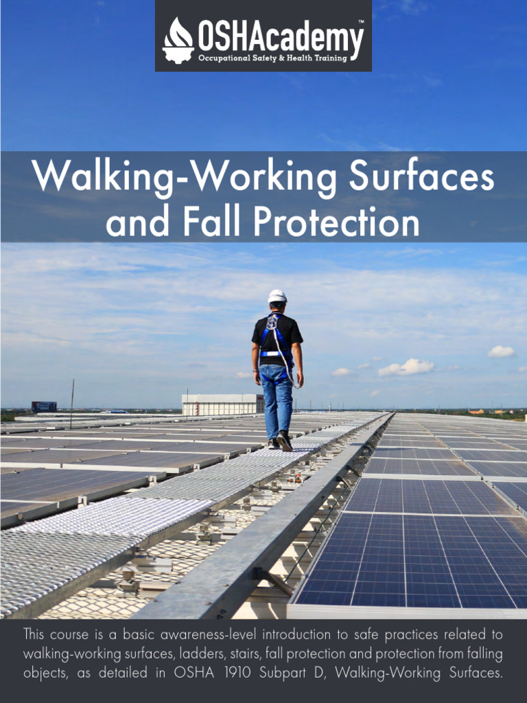 Walking-Working Surfaces and Fall Protection | Download Free PDF ...