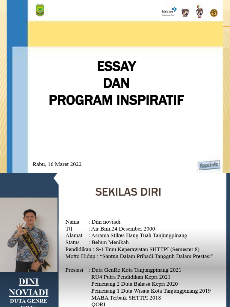 Essay & Progja by Dini Noviadi | PDF