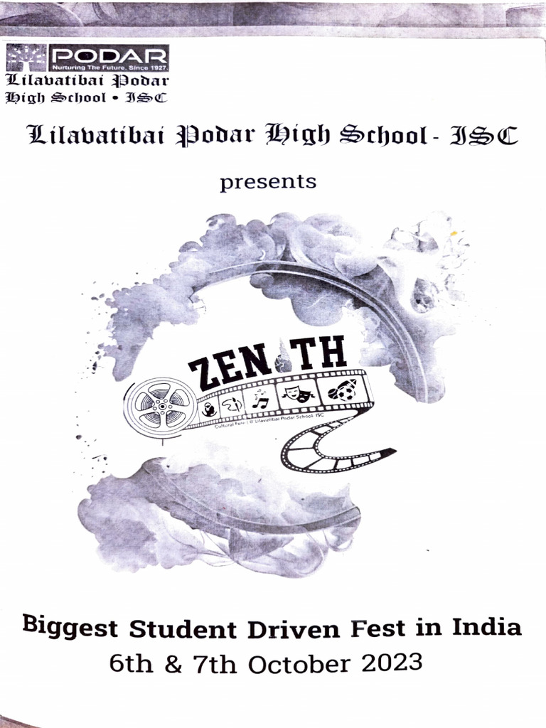 Zenith 2023 Event Handbook | PDF | Art