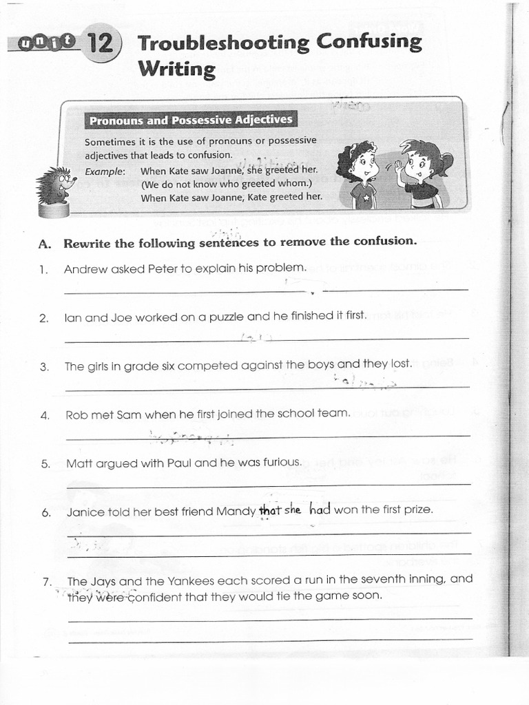 12. troubleshooting confusing writing | PDF