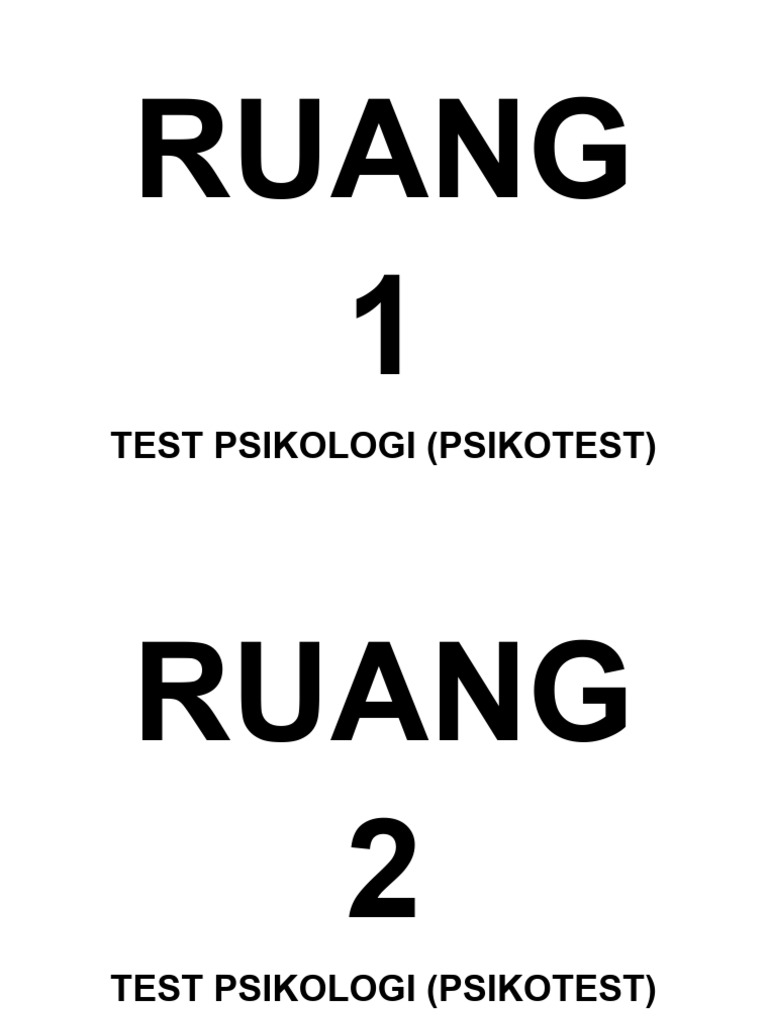 Test Psikologi | PDF