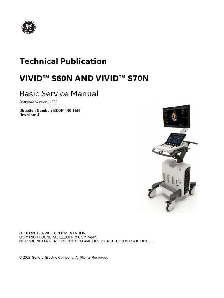 Vivid s60n - Vivid s70n v206 Basic Service Manual - SM - Bd091140-1en - 4 | PDF | Computers ...