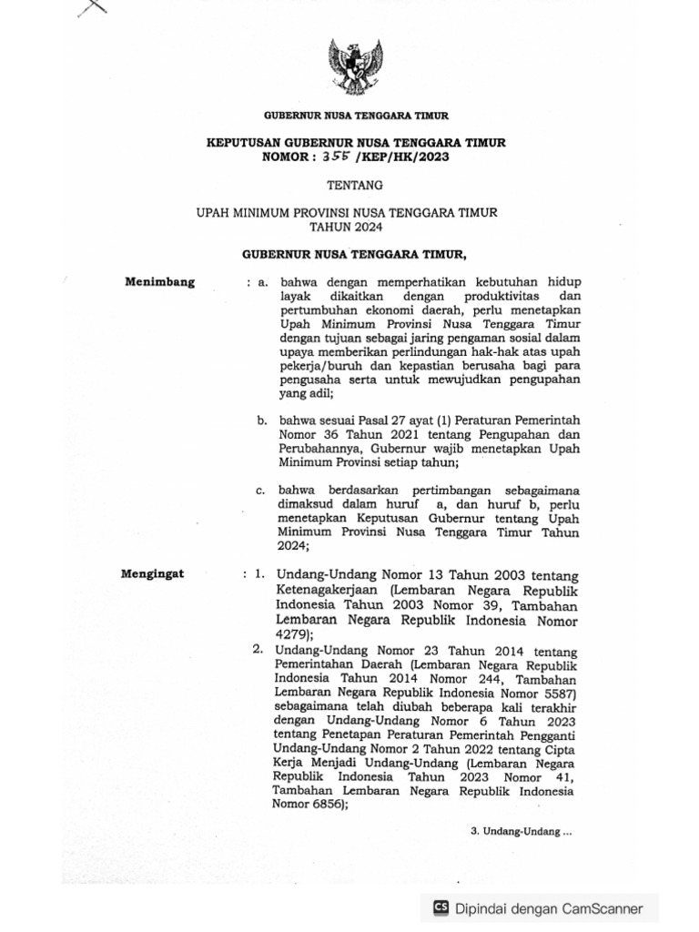 SK Ump NTT 2024 | PDF