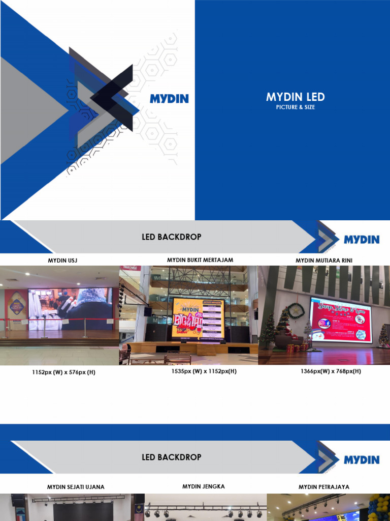 Mydin Led Picture & Size | PDF