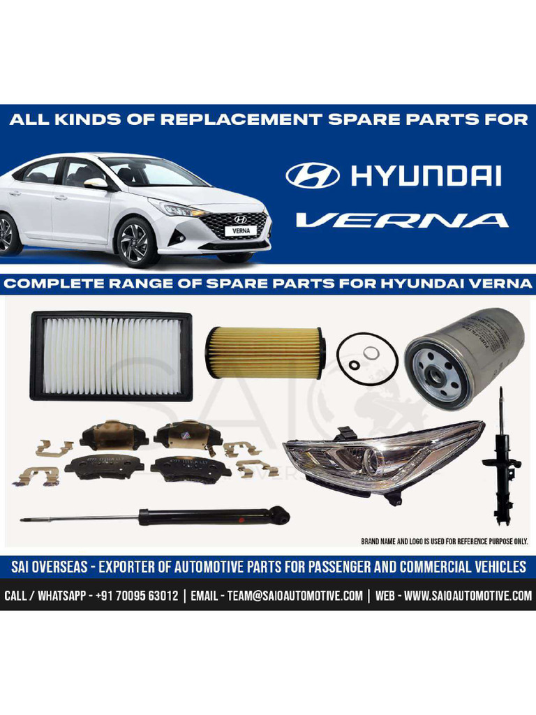 aftermarket-replacement-verna-parts | PDF