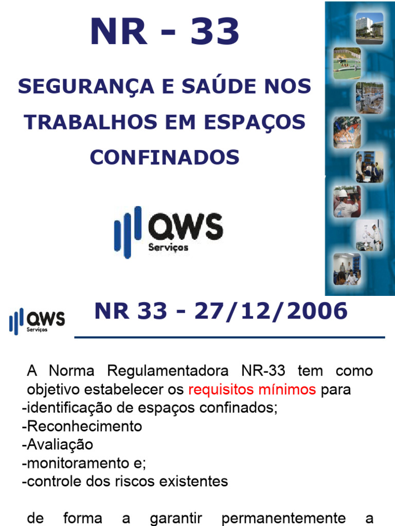 NR33 Treinamento | PDF | Natureza