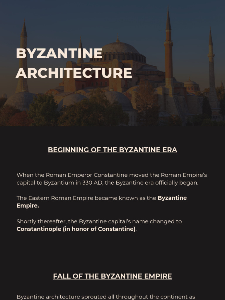 Byzantine and Romanesque | PDF | Dome | Byzantine Empire