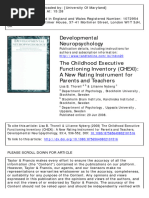 BRIEF-2 Executive Functioning Assessment | PDF