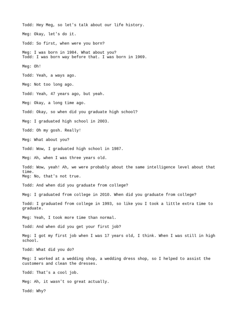 22 Life History - Be - Was - Were | PDF | Grammatical Tense | Verb