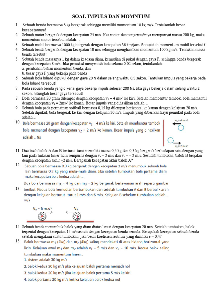 Impuls Dan Momentum | PDF