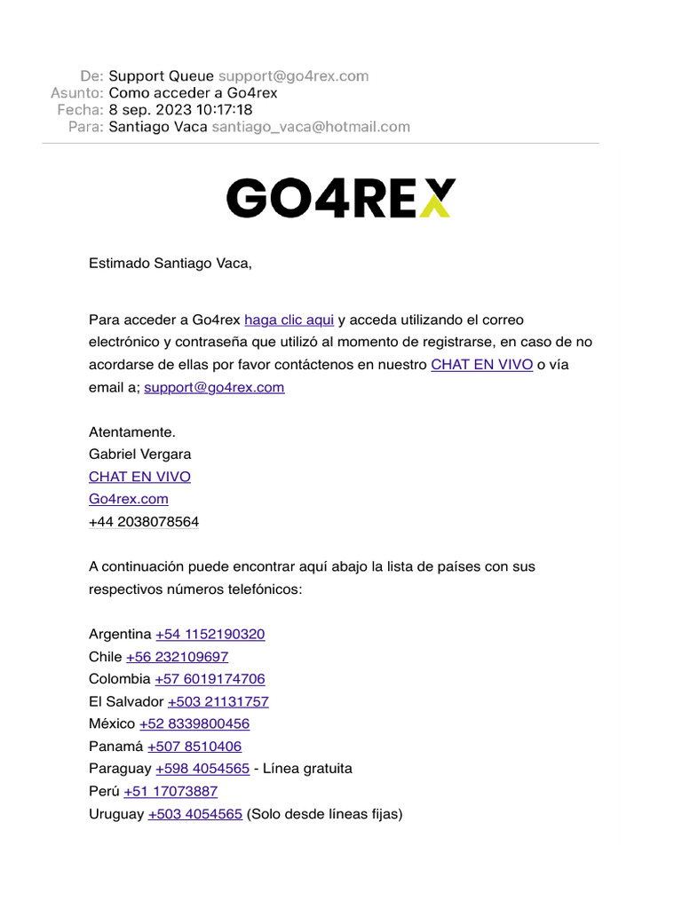 Como Acceder a Go4rex | PDF | Western Union | Industrias de servicio
