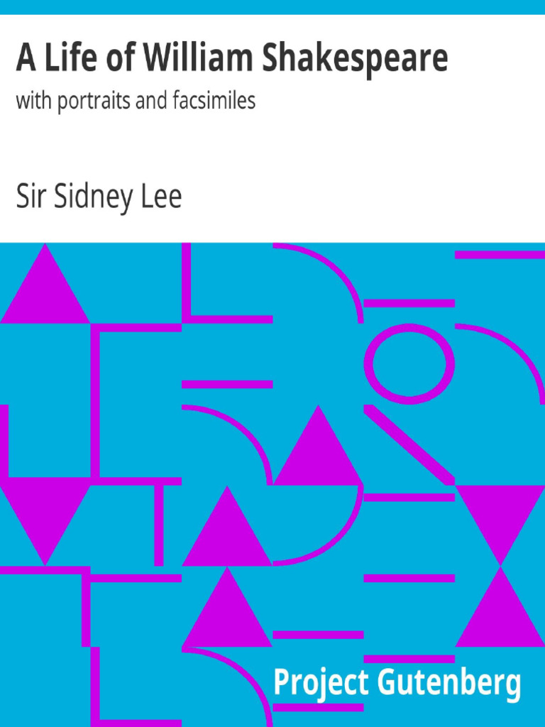 A Life of William Shakespeare | PDF | Shakespeare's Sonnets | William ...