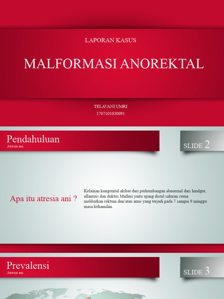 Lapkas Malformasi Anorektal. Tela | PDF