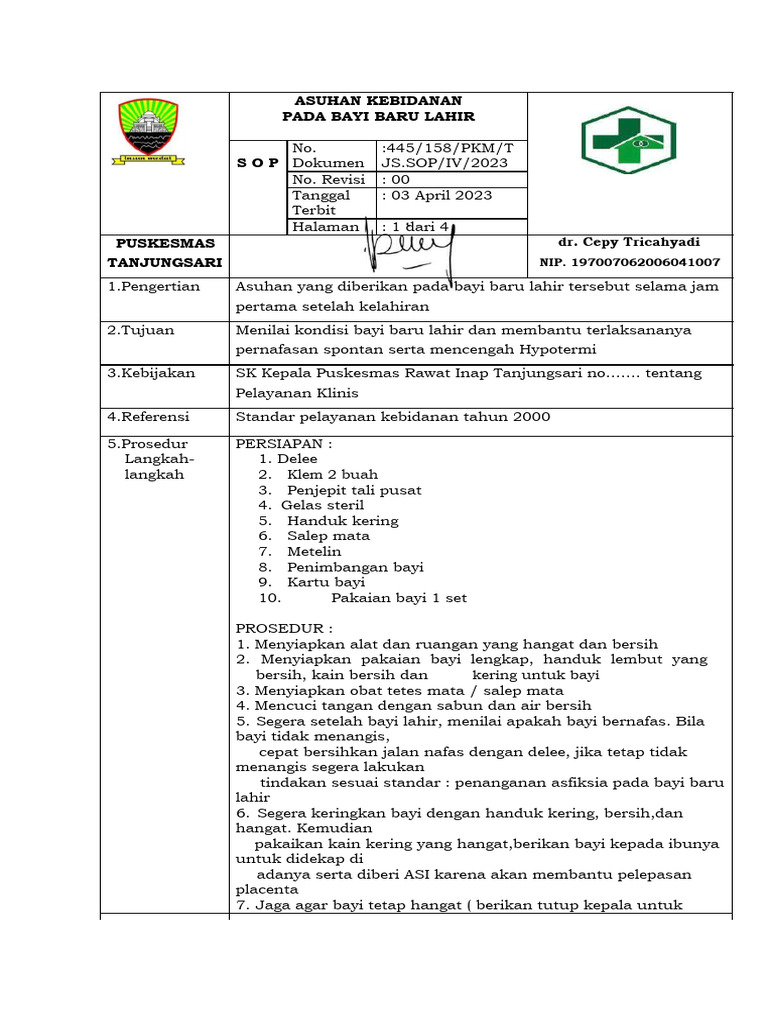 1.6.3.d Bukti SOP BBL | PDF