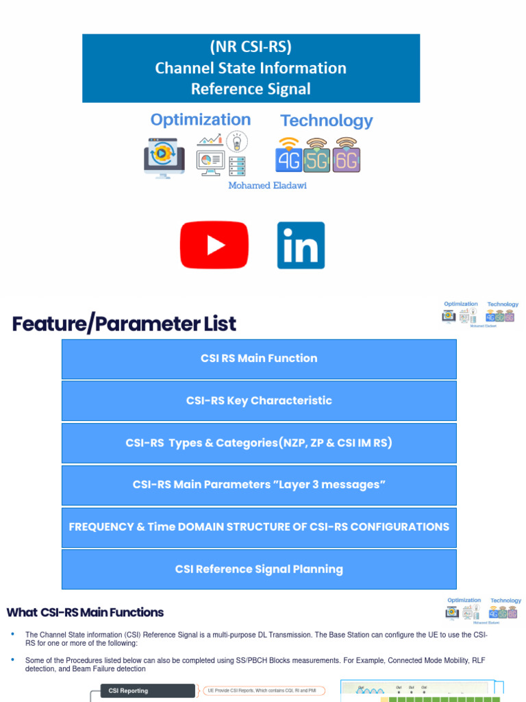 5G CSI-RS: Key Features & Functions | PDF | Mimo | Multiplexing