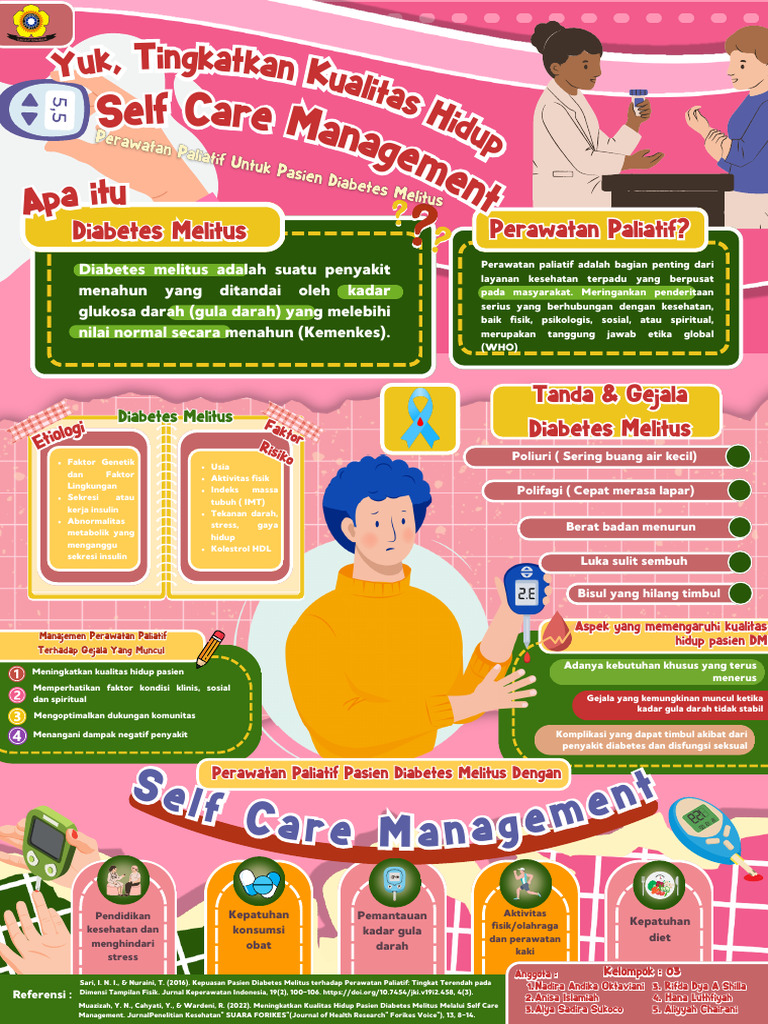 3A_Poster Perawatan Paliatif Pada Pasien Diabetes Melitus | PDF